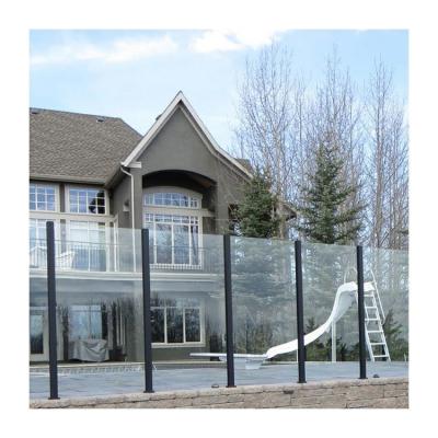 China Aluminum fencing richmond landing banister glass supplier aluminum deck railing with glass for sale