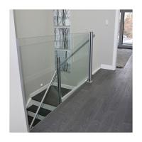 China Pre assembled aluminum deck railing topless glass factory glass and aluminum deck railing for sale