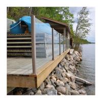 China Exterior aluminum railings indoor glass railing system style aluminum and glass railings for decks for sale