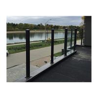 China Aluminum guardrail modern glass railing style glass and aluminium balustrades for sale