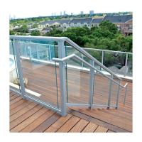 China Preferred aluminum railing glass banister railing supplier aluminum u glass railing for sale