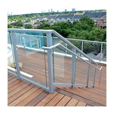 China Preferred aluminum railing glass banister railing supplier aluminum u glass railing for sale