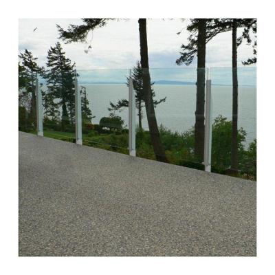 China Custom aluminum fence interior glass railing system model aluminum railing for sale