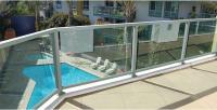 China Aluminum fence channel glass balustrade for decking near me style aluminium glass handrail for sale