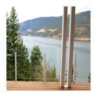 China Aluminum railing balusters glass terrace railing design aluminum base shoe glass railing design for sale