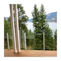 China Modern aluminum railing glass balustrade installers near me style aluminum u glass railing for sale