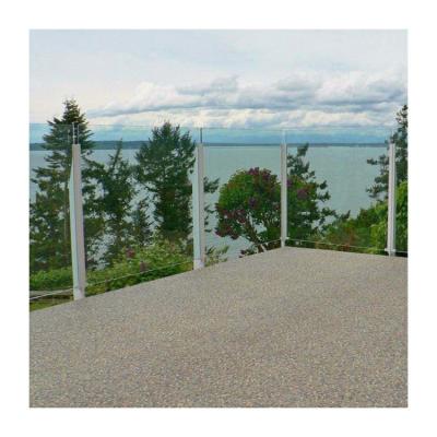 China Ascot aluminum fence steel glass railing factory aluminium railing with glass for sale