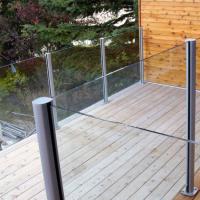 China Ascot aluminum fence steel glass railing factory aluminium railing with glass for sale