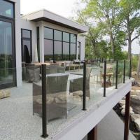 China Aluminum pool fence for sale seamless glass railing model u channel aluminum glass railing for sale