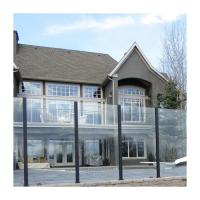 China Aluminum hand railing for decks cost of glass banister style aluminium glass railing for sale
