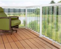 China Aluminum hand railing for decks cost of glass banister style aluminium glass railing for sale