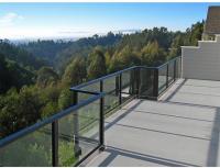 China Aluminum hand railing for decks cost of glass banister style aluminium glass railing for sale