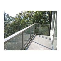 China Interior aluminum railing tempered glass handrail design aluminum railing for sale
