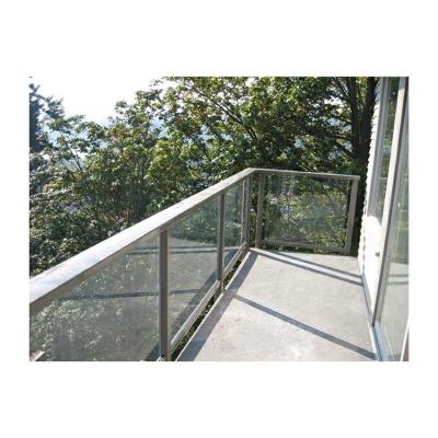 China Interior aluminum railing tempered glass handrail design aluminum railing for sale