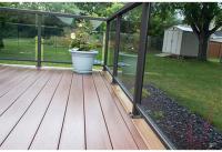China Probuilt aluminum railing frameless glass handrail style aluminum and glass railings for sale