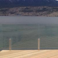 China Powder coated aluminum deck railing balcony steel railing with glass factory aluminium and glass railing for sale