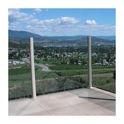 China Aluminum railing balcony exterior glass balustrade supplier aluminum glass deck railing systems for sale