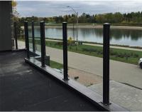 China 36 inch aluminum balusters glass railing for balcony near me style glass aluminium railing for sale