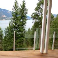 China Short aluminum fence privacy glass deck railing model glass railing aluminum for sale