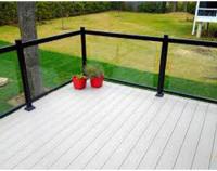 China Short aluminum fence privacy glass deck railing model glass railing aluminum for sale