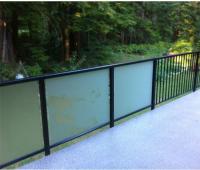China Aluminum fence glass banister style aluminum glass railing for sale