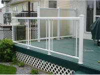 China Aluminum fence for sale glass deck railing cost design glass and aluminum deck railing for sale