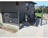 China Aluminum privacy fence balcony glass railing supplier u channel aluminum glass railing for sale