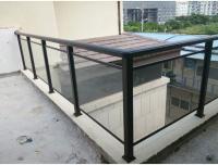 China Aluminum glass railing design aluminum sliding glass door replacement rail for sale