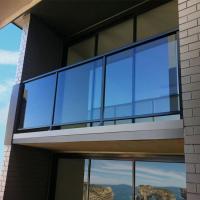 China Aluminum glass railing design aluminum sliding glass door replacement rail for sale