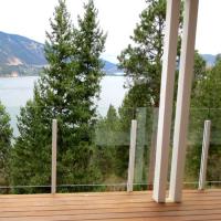 China Average cost of aluminum fence glass railing system for decks factory glass aluminium railing for sale