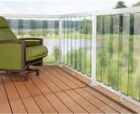 China Aluminum balcony railings frameless glass railing system factory aluminum and glass deck railing for sale