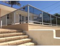 China Veranda aluminum railing installing glass railing supplier aluminum and glass railings for sale