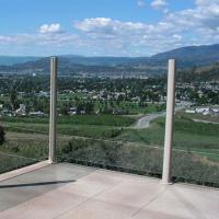 China Independence aluminum fence modern glass deck railing supplier aluminum and glass deck railing for sale