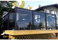 China Aluminum fencing cost per foot glass railing near me factory aluminum deck railing with glass for sale