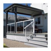 China Freedom aluminum fence glass railing cost design aluminum glass railing system for sale