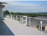 China Prestige aluminum railing steel glass railing for balcony supplier aluminum sliding glass door replacement rail for sale