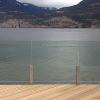China Deck Aluminum Glass Railing Handrail U Channel Tempered Glass Railing for sale