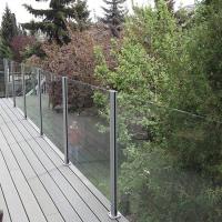China Modern Outdoor Glass Railing System Aluminum Porch Columns And Railings for sale