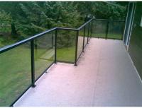 China Modern Outdoor Glass Railing System Aluminum Porch Columns And Railings for sale