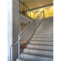 China Aluminum Frame Clear Glass Balcony Railing Modern Customized Style for sale