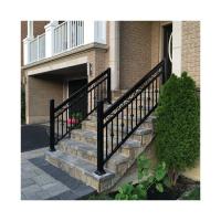 China Customized Aluminum Post Picket Railing Fence Design Deck Aluminium Balustrade for sale