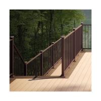 China Stylish and Safe Aluminum Balusters Deck Aluminium Porch Railing Fence for sale