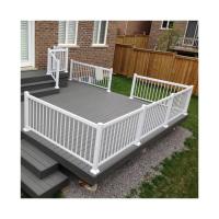 China Sleek Modern Powder Coated Aluminum Railing Contemporary Aluminium Porch Deck Railing for sale
