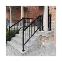 China Sleek Modern Powder Coated Aluminum Railing Contemporary Aluminium Porch Deck Railing for sale
