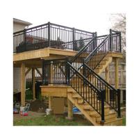China Unobstructed Aluminum Picket Railing Systems for Aluminium Decks and Balconies Fence for sale