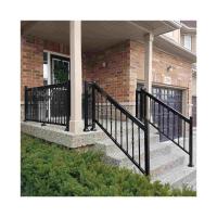 China Unobstructed Aluminum Picket Railing Systems for Aluminium Decks and Balconies Fence for sale