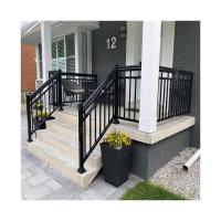 China Unobstructed Aluminum Picket Railing Systems for Aluminium Decks and Balconies Fence for sale