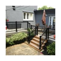 China Residential Aluminum Porch Railing Modern Mounted Aluminium Porch Fence for sale
