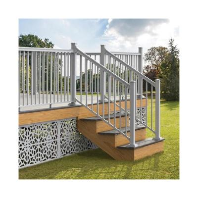 China Modern Aluminum Deck Railing Flooring Mounted Fence Panel Customized for sale