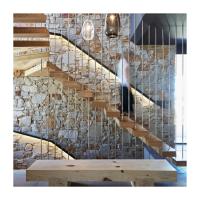 China Wood floating stairs wooden circular staircase floating stairs exterior for sale